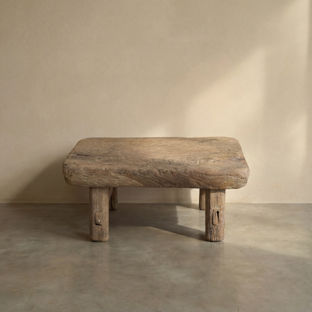 Gregory Antique Small Stool – Cotswold Grey