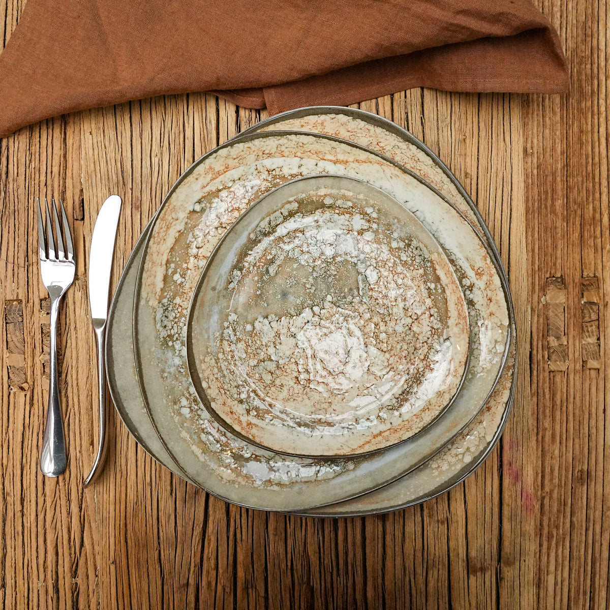 Celestial Pera Plate 21cm - Cotswold Grey